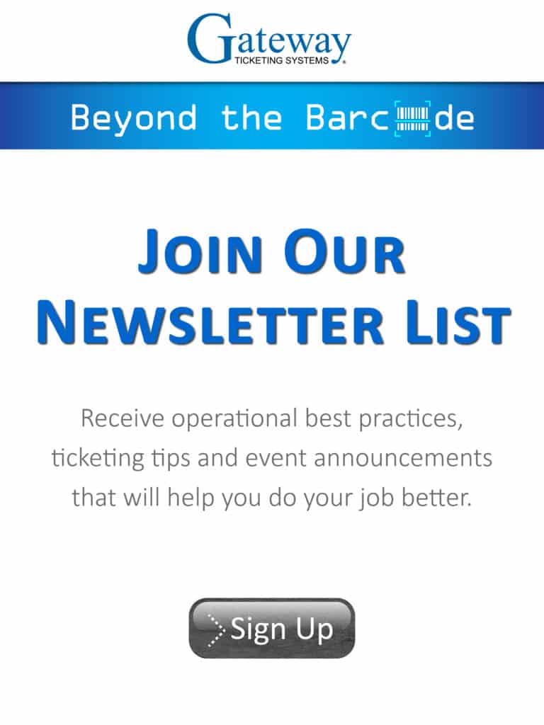 Ticketing Software | Admission Control Software | Gateway Ticketing ...